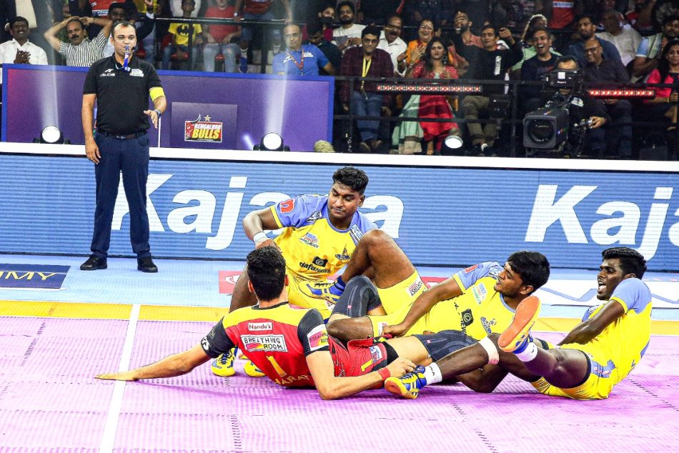 PKL 2022: ತಮಿಳ್ ತಲೈವಾಸ್ ಬಗ್ಗುಬಡಿದ ಬೆಂಗಳೂರು ಬುಲ್ಸ್; ಅಂಕಪಟ್ಟಿಯಲ್ಲಿ ಏರಿಕೆ | PKL 2022: Bengaluru ...