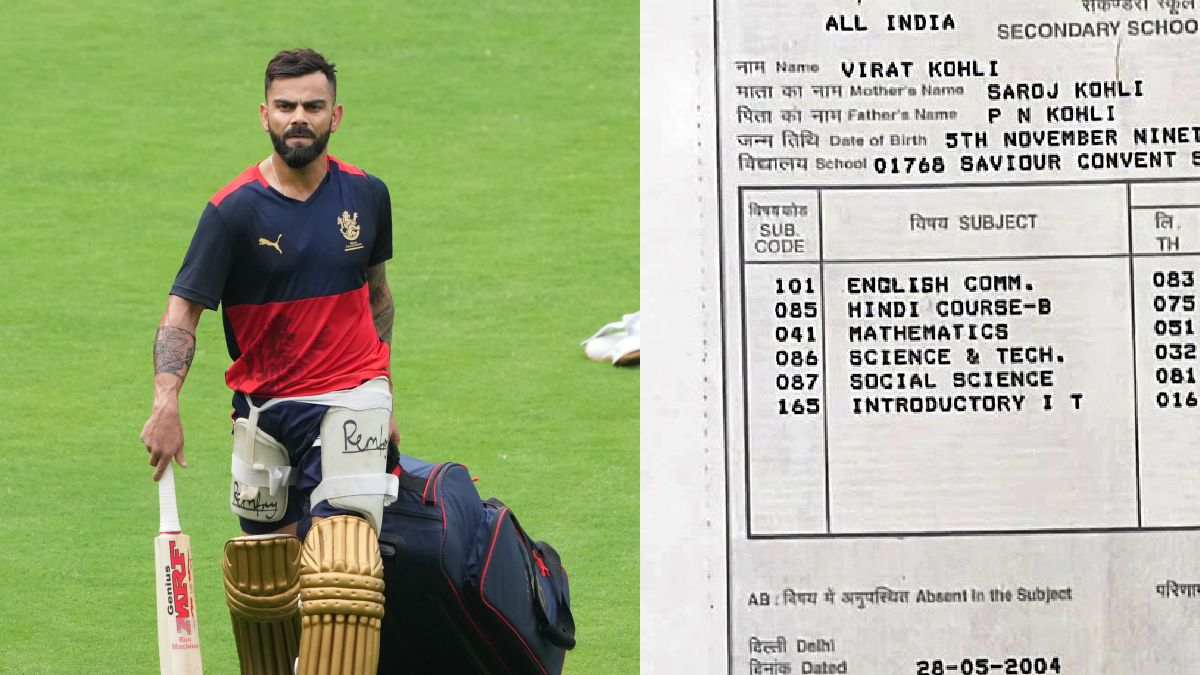 Virat Kohli 10th Marks Card: ವಿರಾಟ್ ಕೊಹ್ಲಿ 10ನೇ ತರಗತಿಯ ಅಂಕಪಟ್ಟಿ ಫೋಟೋ ...